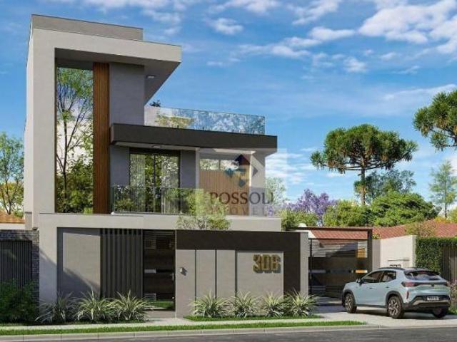 Sobrado com 03 dormitórios, 03 suítes à venda, 250 m² por R$ 1.840.000 Bom Retiro Curitiba/PR