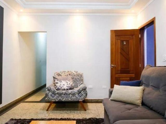 Sobrado com 03 dormitórios à venda, 125 m² por R$ 860.000,00 Vila Scarpelli Santo André/SP
