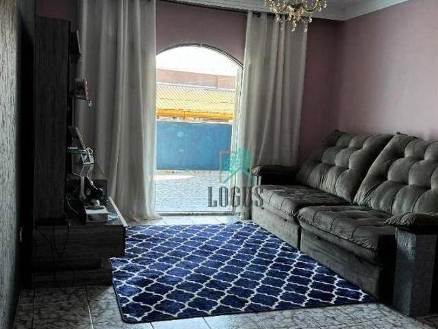 Sobrado com 109m² composto por 3 dormitórios sendo 1 com suíte e sacada, à venda por R$ 535.000 Ja