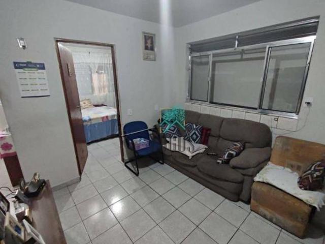 Sobrado com 145m² de área construída com 2 residências, à venda por R$ 280.000 Dos Casas, SBC/SP