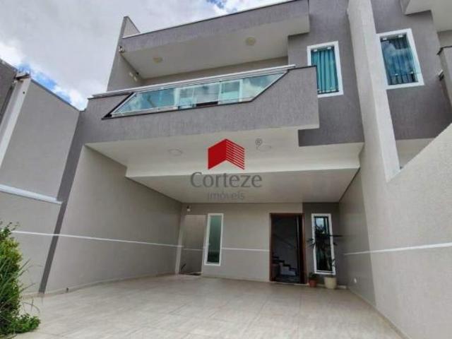 Sobrado com 193,32m² 3 quartos, à venda, no bairro Costeira em São José dos Pinhais