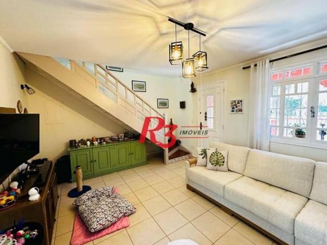 Sobrado com 2 dormitórios à venda, 124 m² por R$ 980.000,00 Marapé Santos/SP