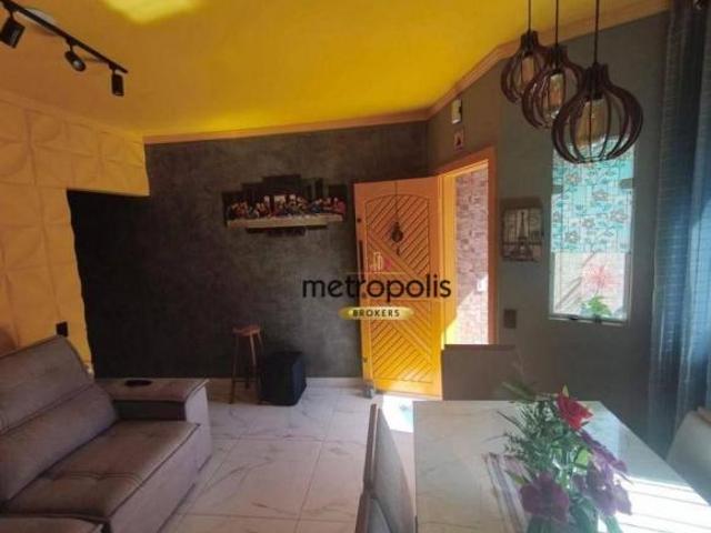Sobrado com 2 dormitórios à venda, 140 m² por R$ 690.000,00 Parque Novo Oratório Santo André/SP