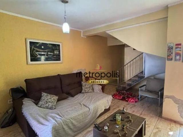 Sobrado com 2 dormitórios à venda, 173 m² por R$ 480.000,00 Parque Jaçatuba Santo André/SP