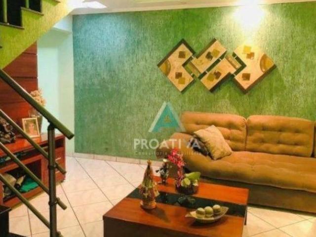 Sobrado com 2 dormitórios à venda, 210 m² por R$ 650.000,00 Vila Palmares Santo André/SP