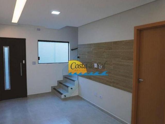 Sobrado com 2 dormitórios à venda, 54 m² por R$ 314.900 Mirim Praia Grande/SP