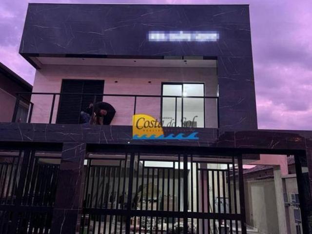 Sobrado com 2 dormitórios à venda, 56 m² por R$ 380.000,00 Mirim Praia Grande/SP