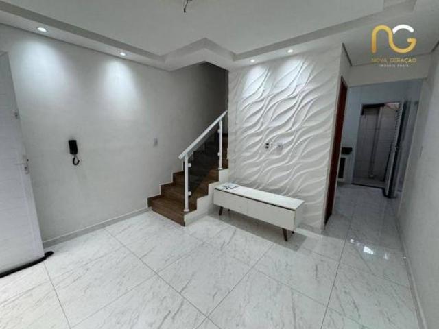 Sobrado com 2 dormitórios à venda, 58 m² por R$ 330.000,00 Tupi Praia Grande/SP