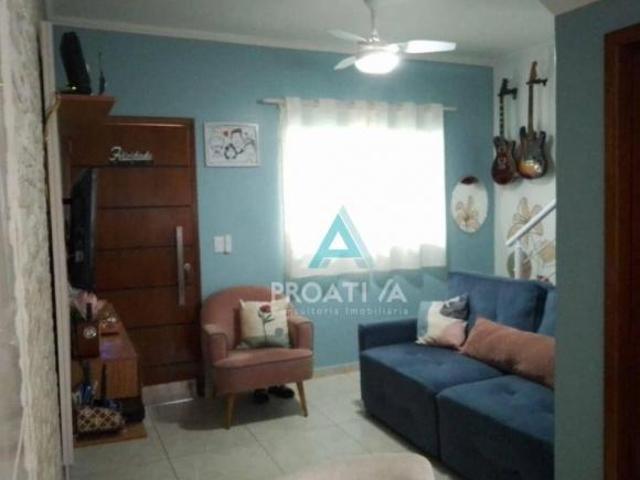 Sobrado com 2 dormitórios à venda, 60 m² por R$ 400.000,09 Jardim Santo Alberto Santo André/SP