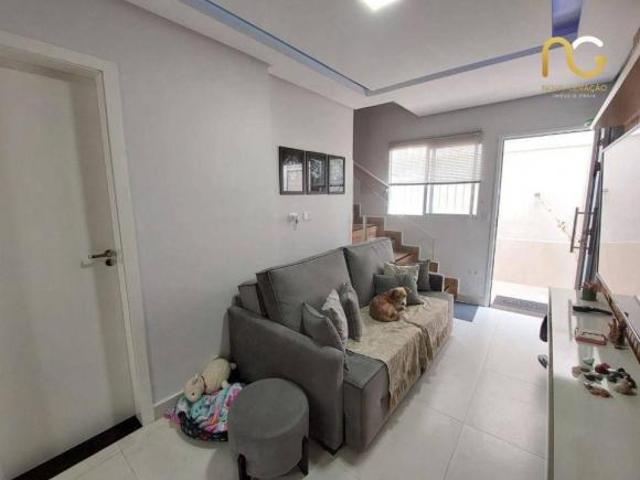 Sobrado com 2 dormitórios à venda, 60 m² por R$ 420.000,00 Aviação Praia Grande/SP