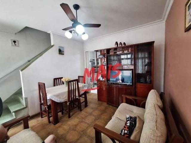 Sobrado com 2 Dormitórios à venda, 64 m² Macuco Santos/SP
