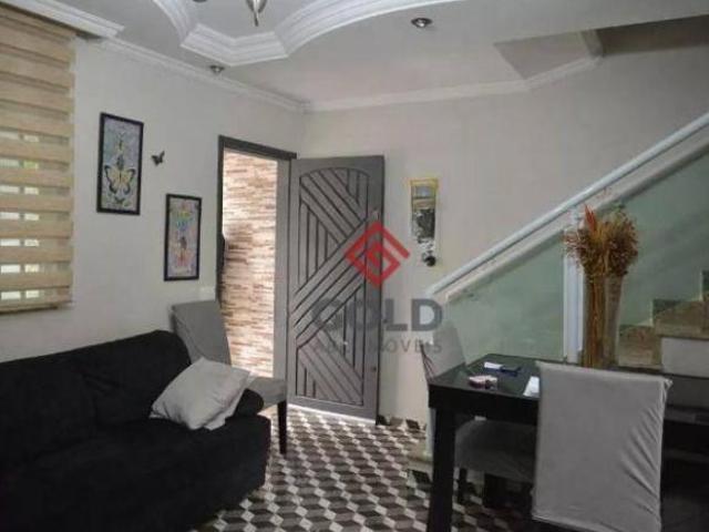 Sobrado com 2 dormitórios à venda, 78 m² por R$ 530.000,00 Utinga Santo André/SP