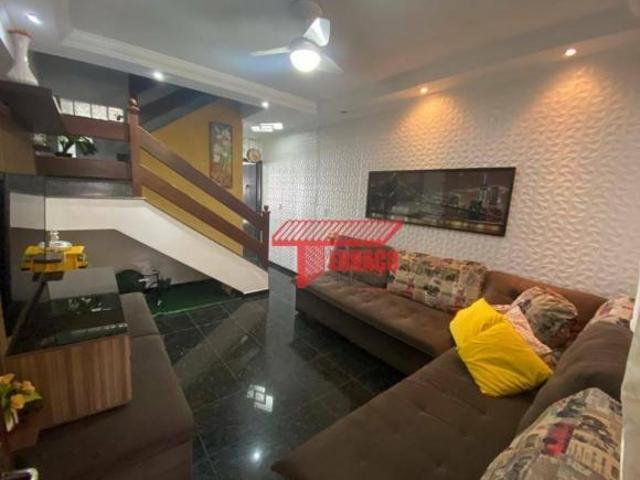 Sobrado com 2 dormitórios à venda, 85 m² por R$ 490.000,00 Vila Linda Santo André/SP