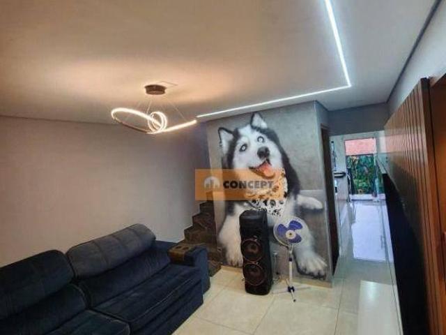 Sobrado com 2 dormitórios à venda, 85 m² por R$ 620.000 Conjunto Residencial Bela Vista Poá/SP