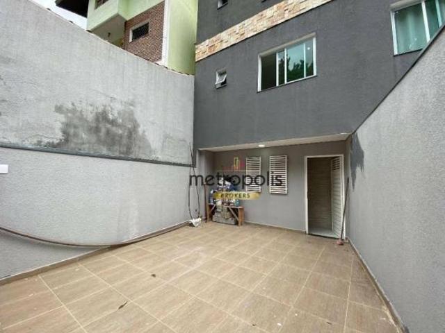 Sobrado com 2 dormitórios à venda, 88 m² por R$ 431.000,00 Vila Tibiriçá Santo André/SP