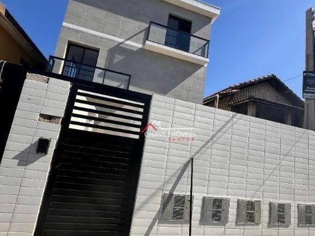 Sobrado com 2 dormitórios à venda, 94 m² por R$ 560.000,00 Macuco Santos/SP