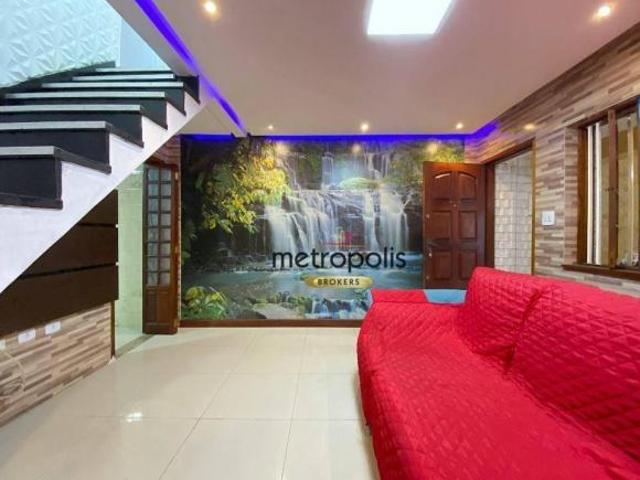 Sobrado com 2 dormitórios à venda, 95 m² por R$ 590.000,00 Nova Gerti São Caetano do Sul/SP