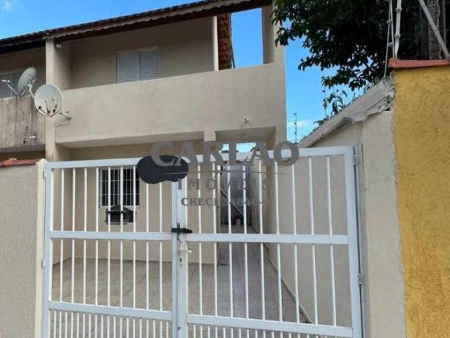 Sobrado com 2 dorms, Balneário Regina Maria, Mongaguá R$ 259 mil, Cod: 355383