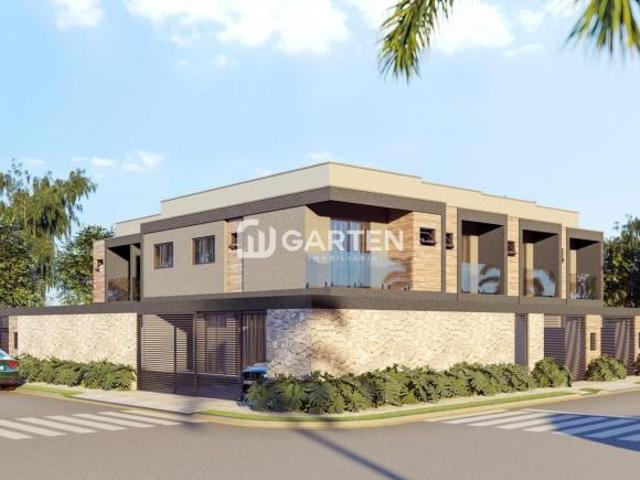 Sobrado com 2 suítes no Balneário Perequê, com 79,64m² próximo a praia em Matinh