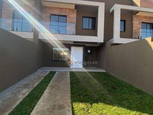 Sobrado com 3 dormitórios à venda, 105 m² por R$ 594.000,00 Costeira Araucária/PR