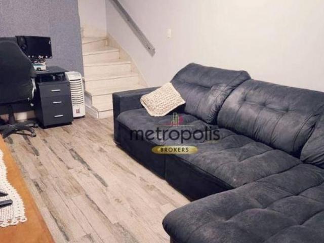 Sobrado com 3 dormitórios à venda, 106 m² por R$ 640.000,00 Santa Maria Santo André/SP