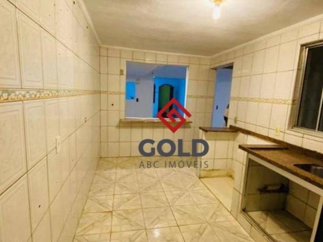 Sobrado com 3 dormitórios à venda, 102 m² por R$ 455.800,00 Vila Camilópolis Santo André/SP