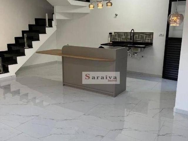 Sobrado com 3 dormitórios à venda, 102 m² por R$ 695.000 Vila Lucinda Santo André/SP