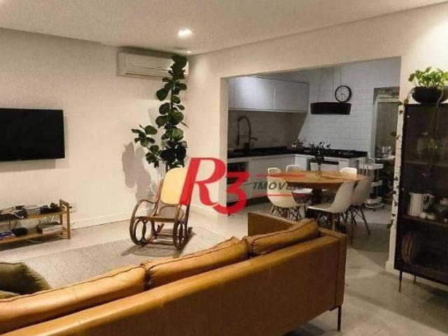 Sobrado com 3 dormitórios à venda, 102 m² por R$ 719.000,00 Campo Grande Santos/SP
