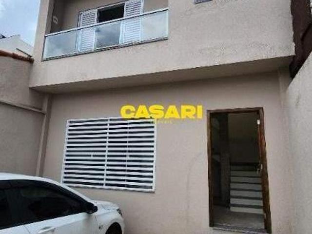 Sobrado com 3 dormitórios à venda, 114 m² Campestre Santo André/SP
