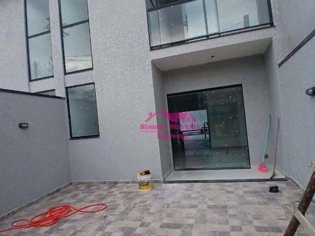 Sobrado com 3 dormitórios à venda, 117 m² por R$ 699.000 Vila Leopoldina Itanhaém/SP