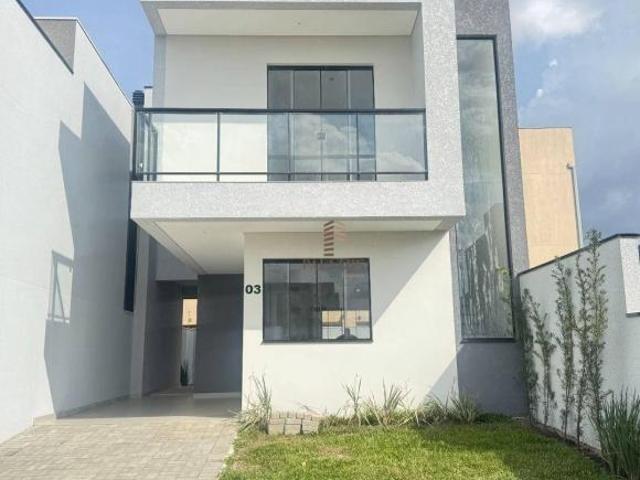 Sobrado com 3 dormitórios à venda, 117 m² por R$ 719.000,00 Costeira São José dos Pinhais/PR