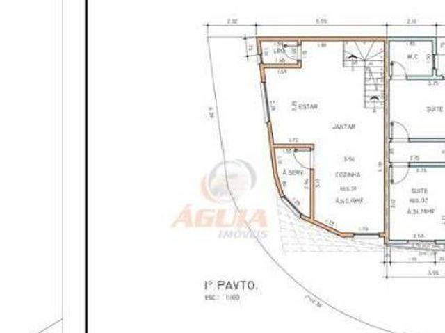 Sobrado com 3 dormitórios à venda, 110 m² por R$ 585.000,00 Parque João Ramalho Santo André/SP