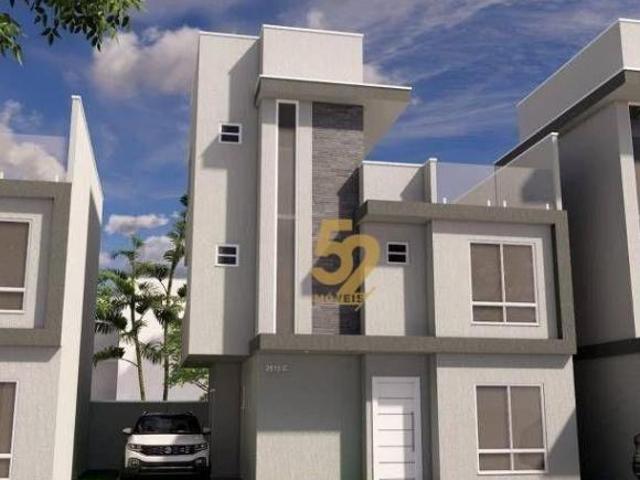 Sobrado com 3 dormitórios à venda, 110 m² por R$ 670.000,00 Boqueirão Curitiba/PR