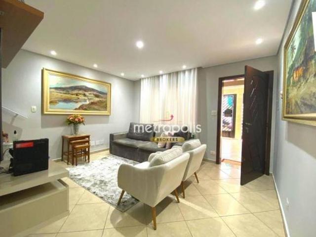 Sobrado com 3 dormitórios à venda, 110 m² por R$ 920.000,00 Barcelona São Caetano do Sul/SP