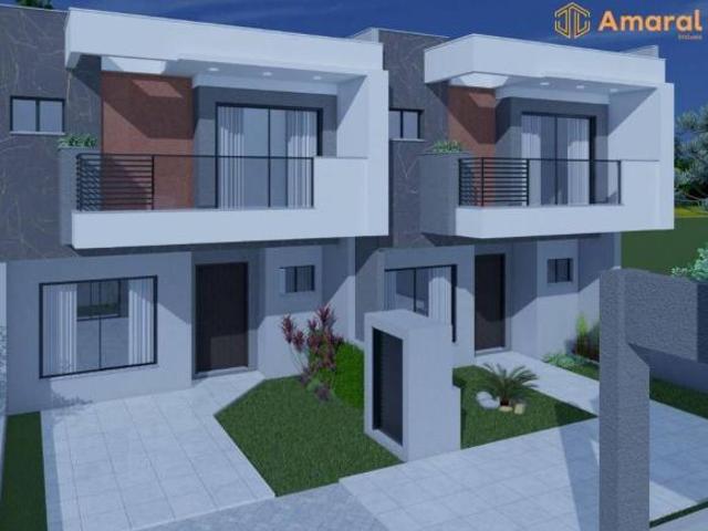 Sobrado com 3 dormitórios à venda, 112 m² por R$ 693.000,00 Novo Mundo Curitiba/PR