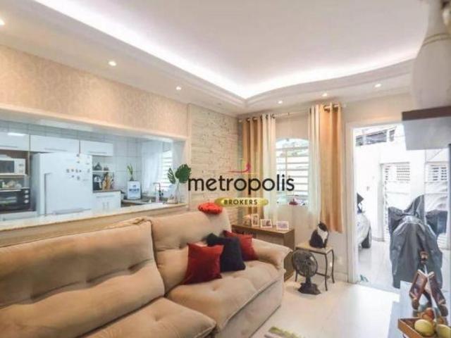 Sobrado com 3 dormitórios à venda, 124 m² por R$ 680.000,00 Vila Jordanópolis São Bernardo do Ca
