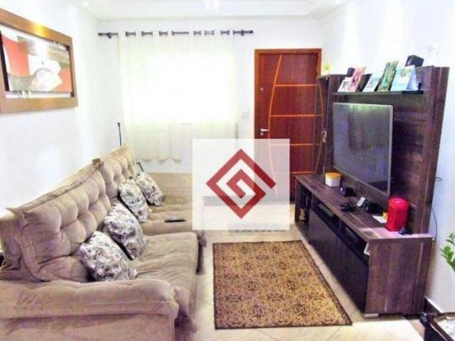 Sobrado com 3 dormitórios à venda, 125 m² por R$ 585.000,00 Vila Camilópolis Santo André/SP