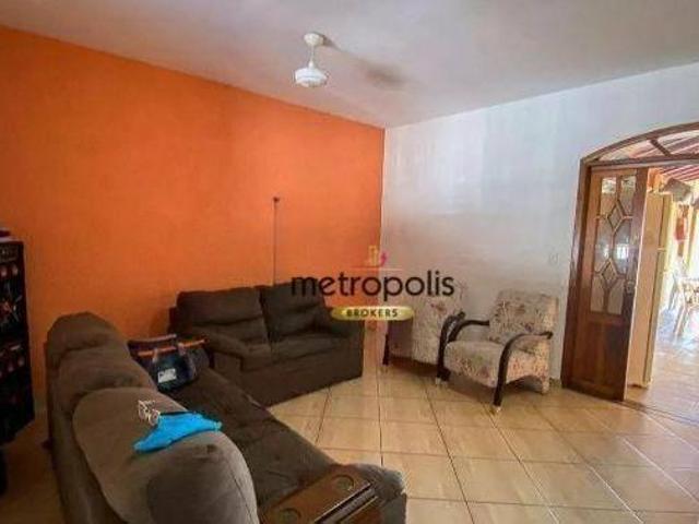 Sobrado com 3 dormitórios à venda, 126 m² por R$ 586.000,00 Vila Bela Vista Santo André/SP