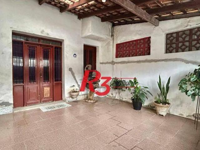 Sobrado com 3 dormitórios à venda, 121 m² por R$ 480.000,00 Macuco Santos/SP