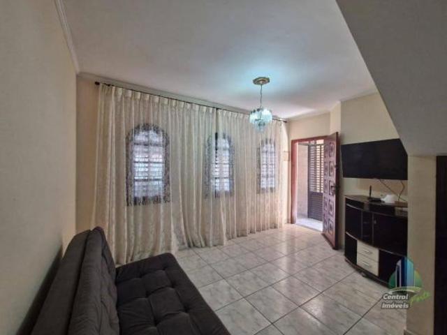 Sobrado com 3 dormitórios à venda, 123 m² por R$ 680.000,00 Boqueirão Praia Grande/SP
