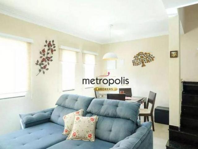 Sobrado com 3 dormitórios à venda, 123 m² por R$ 720.000,00 Santa Maria Santo André/SP