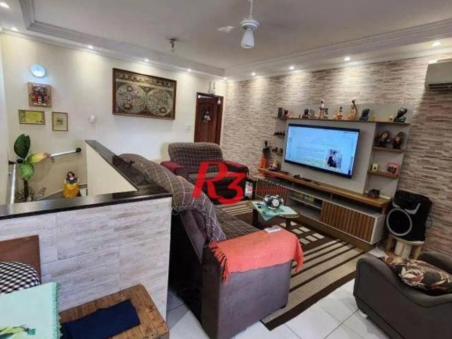 Sobrado com 3 dormitórios à venda, 135 m² por R$ 440.000,00 Cidade Naútica São Vicente/SP