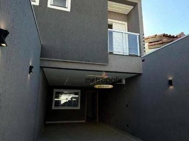 Sobrado com 3 dormitórios à venda, 130 m² por R$ 795.000,00 Vila Eldízia Santo André/SP