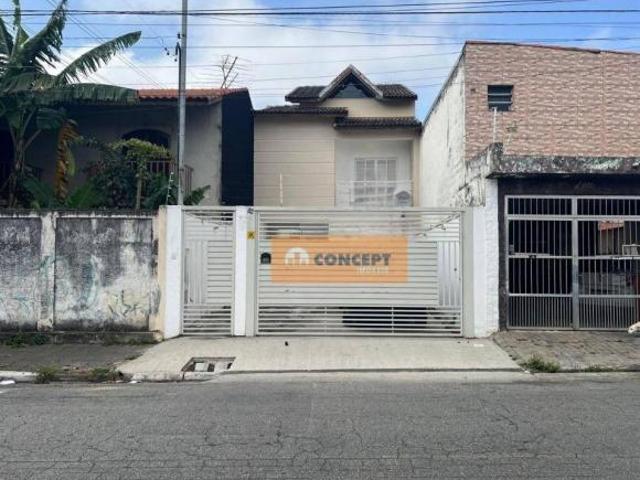 Sobrado com 3 dormitórios à venda, 132 m² por R$ 665.000,00 Vila Amorim Suzano/SP