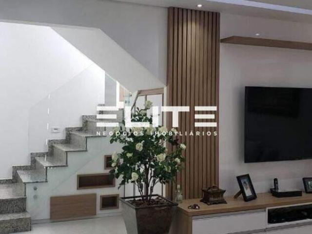 Sobrado com 3 dormitórios à venda, 132 m² por R$ 890.000,00 Vila Pires Santo André/SP