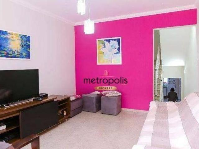 Sobrado com 3 dormitórios à venda, 140 m² por R$ 660.000,00 Campestre Santo André/SP
