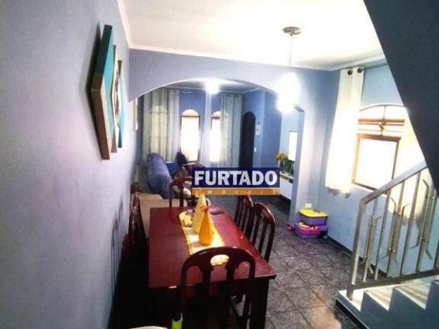 Sobrado com 3 dormitórios à venda, 154 m² por R$ 490.000,00 Jardim Las Vegas Santo André/SP