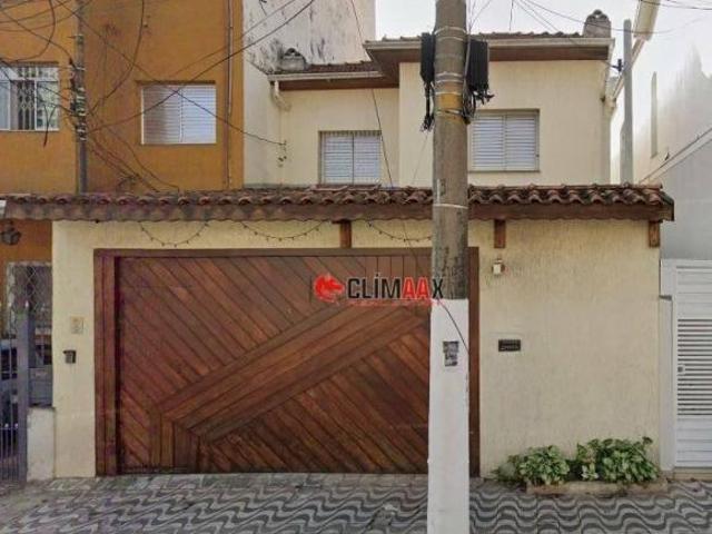 Sobrado em Pompeia com 150m², 3 dorm suíte e 217m² de terreno Zona Oeste SP