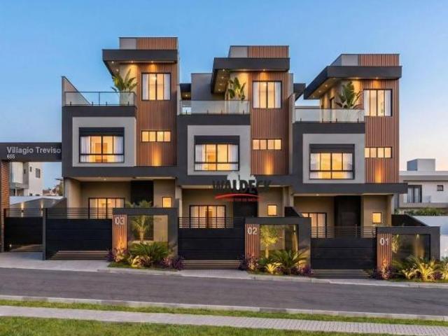 Sobrado com 3 dormitórios à venda, 151 m² por R$ 1.290.000 Água Verde Curitiba/PR em construçã