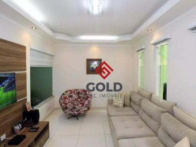 Sobrado com 3 dormitórios à venda, 152 m² por R$ 840.000,00 Vila Camilópolis Santo André/SP